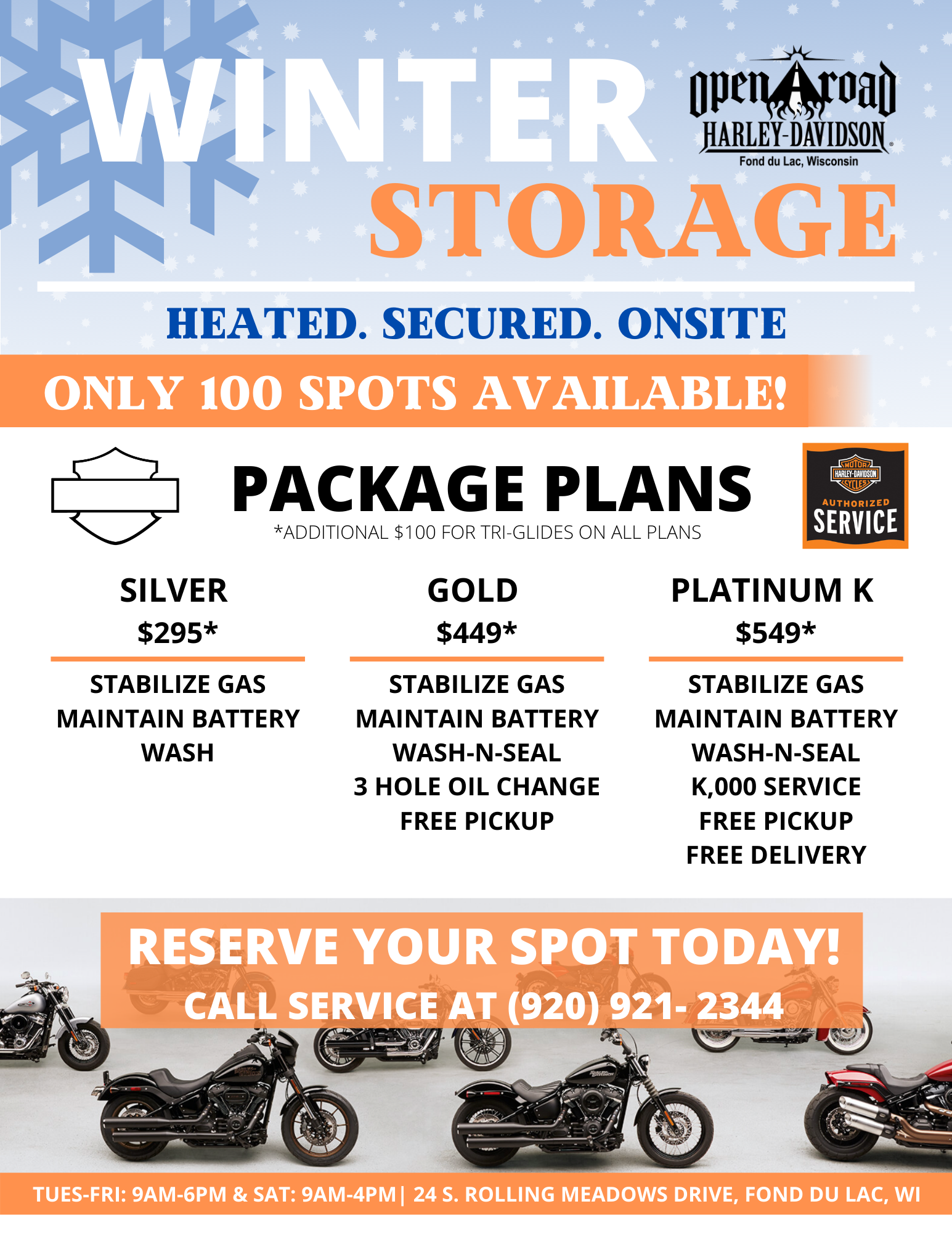 Service Department | Open Road Harley-Davidson®