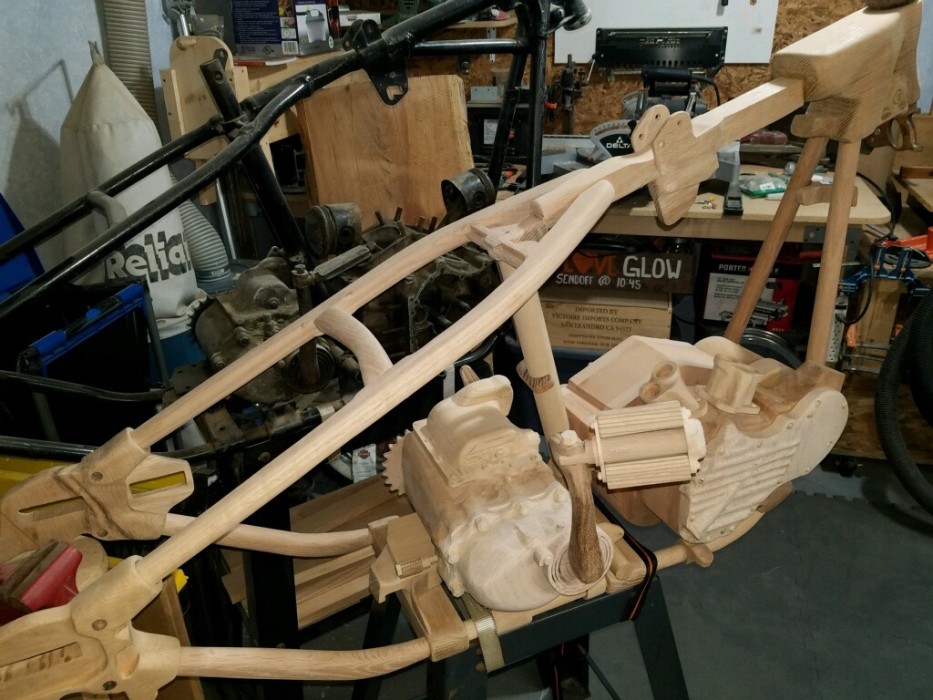 1947 Knucklehead Wooden Replica | Precision Harley-Davidson®